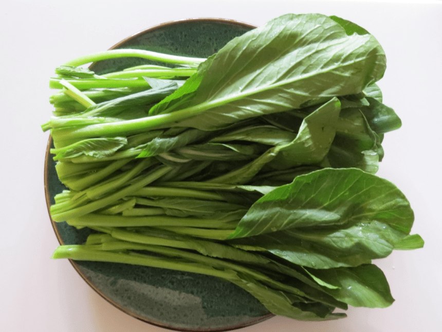 Yu Choy with Sesame Garlic: An Easy Vegan Dish - Grilled Cheese Grill