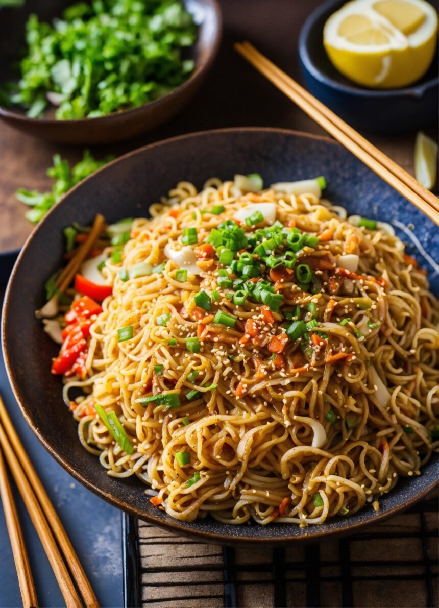 Quick and Flavorful Mei Fun Stir Fry Delight - Grilled Cheese Grill